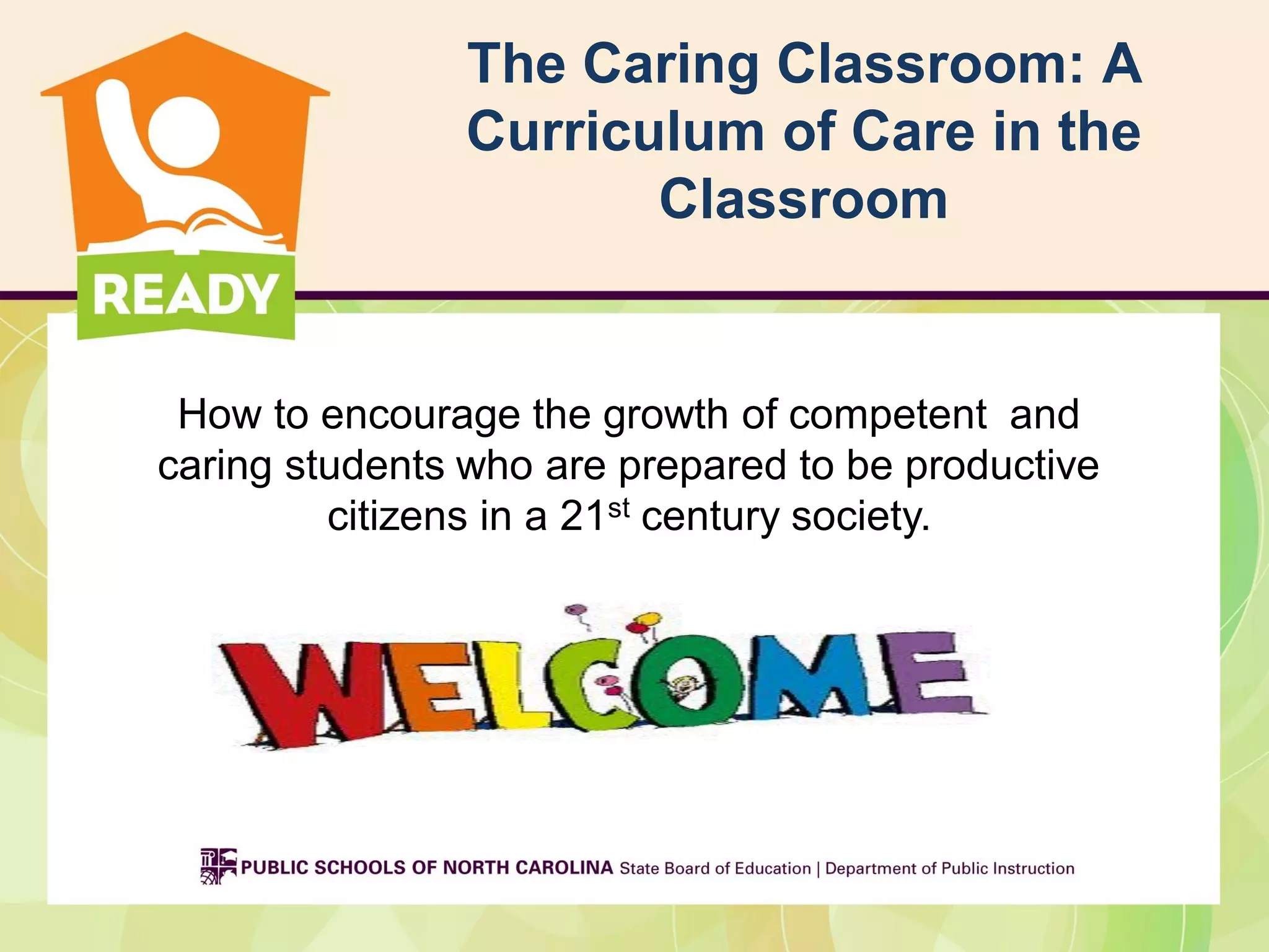The Caring Classroom | PDF
