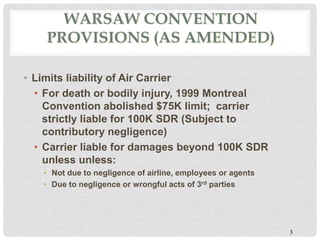The carriage of goods and the liability of air and sea carriers | PPT