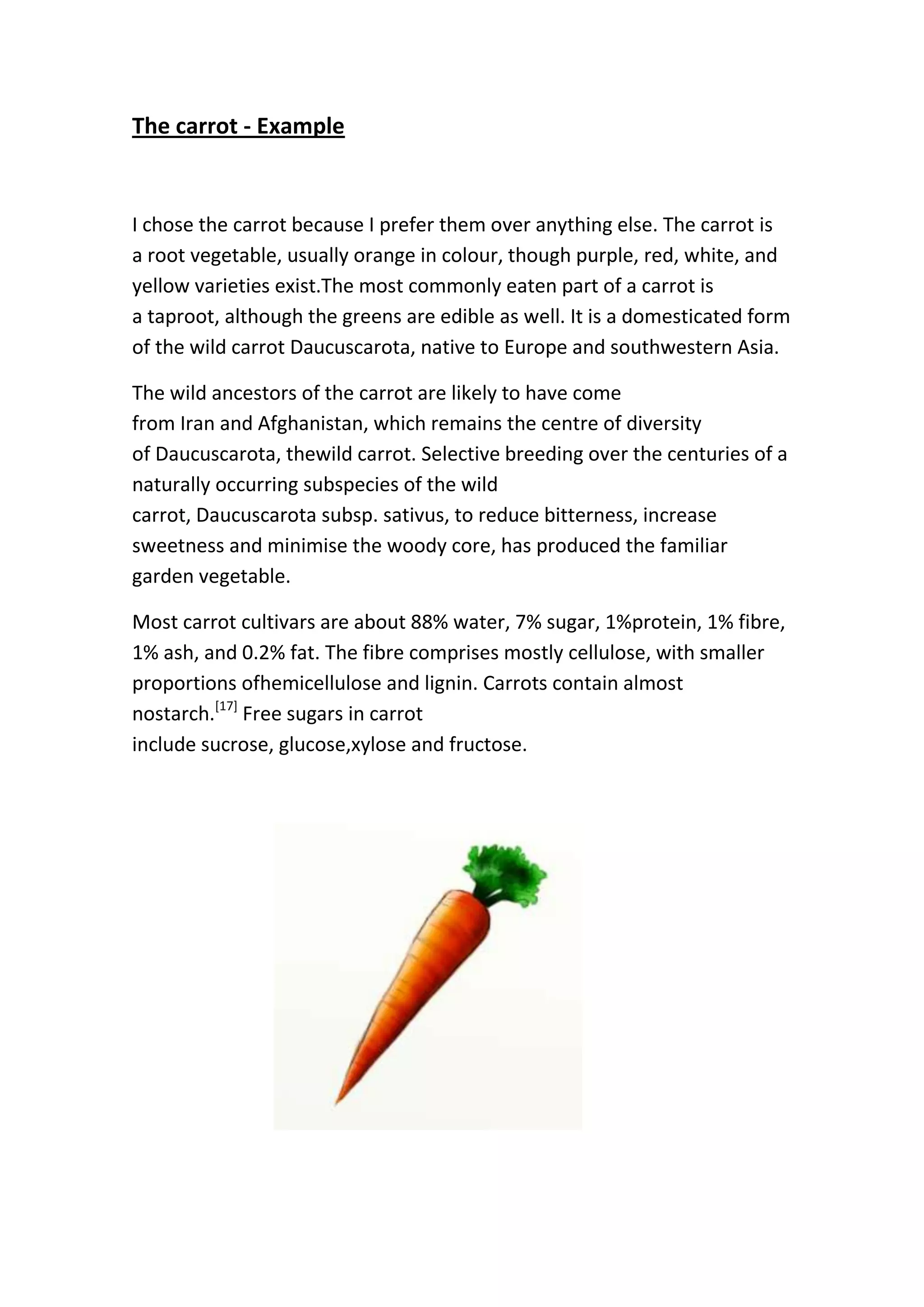 The carrot example | PDF