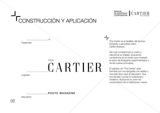 The Cartier Marca Manual de Identidad | PDF