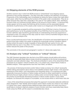 The case against streamlined rcm | PDF