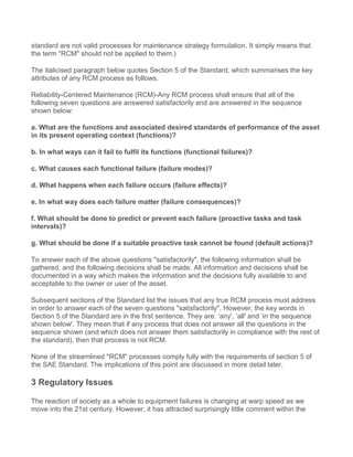 The case against streamlined rcm | PDF