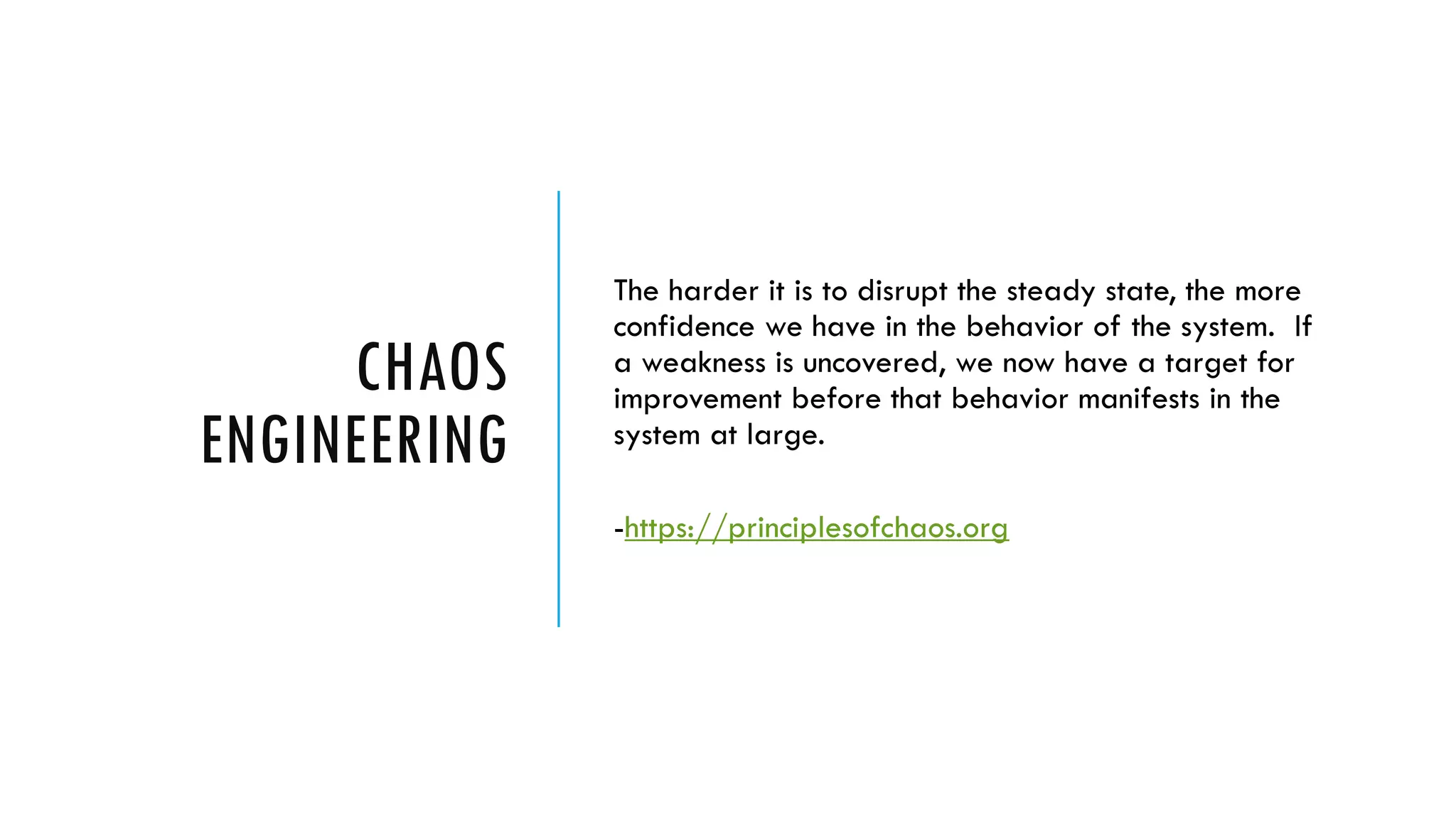 The case for chaos testing | PDF