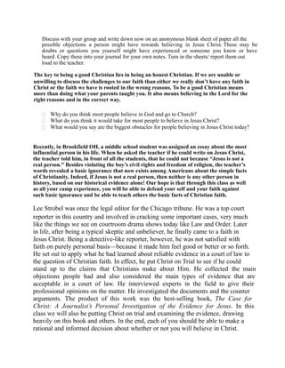 The case for christ | PPTX