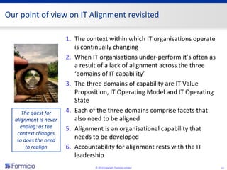 The Case for Continual Realignment of the IT Function | PPT