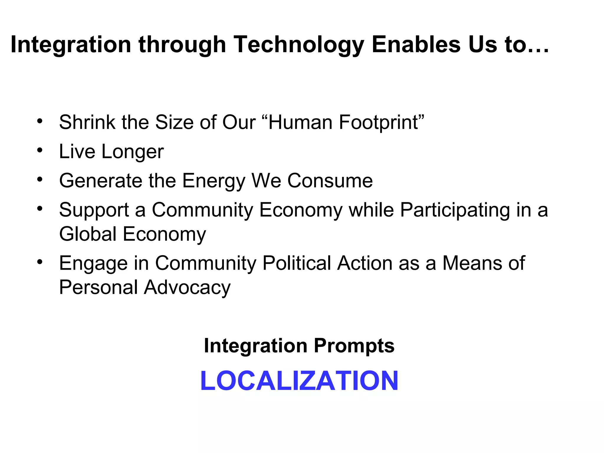 The Case for Localization | PPT