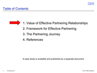 The case for partnering | PPT