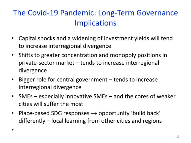 The case for place based policies | PDF