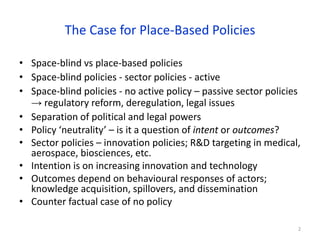 The case for place based policies | PDF | Political Issues & policy ...