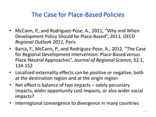 The case for place based policies | PDF | Political Issues & policy ...