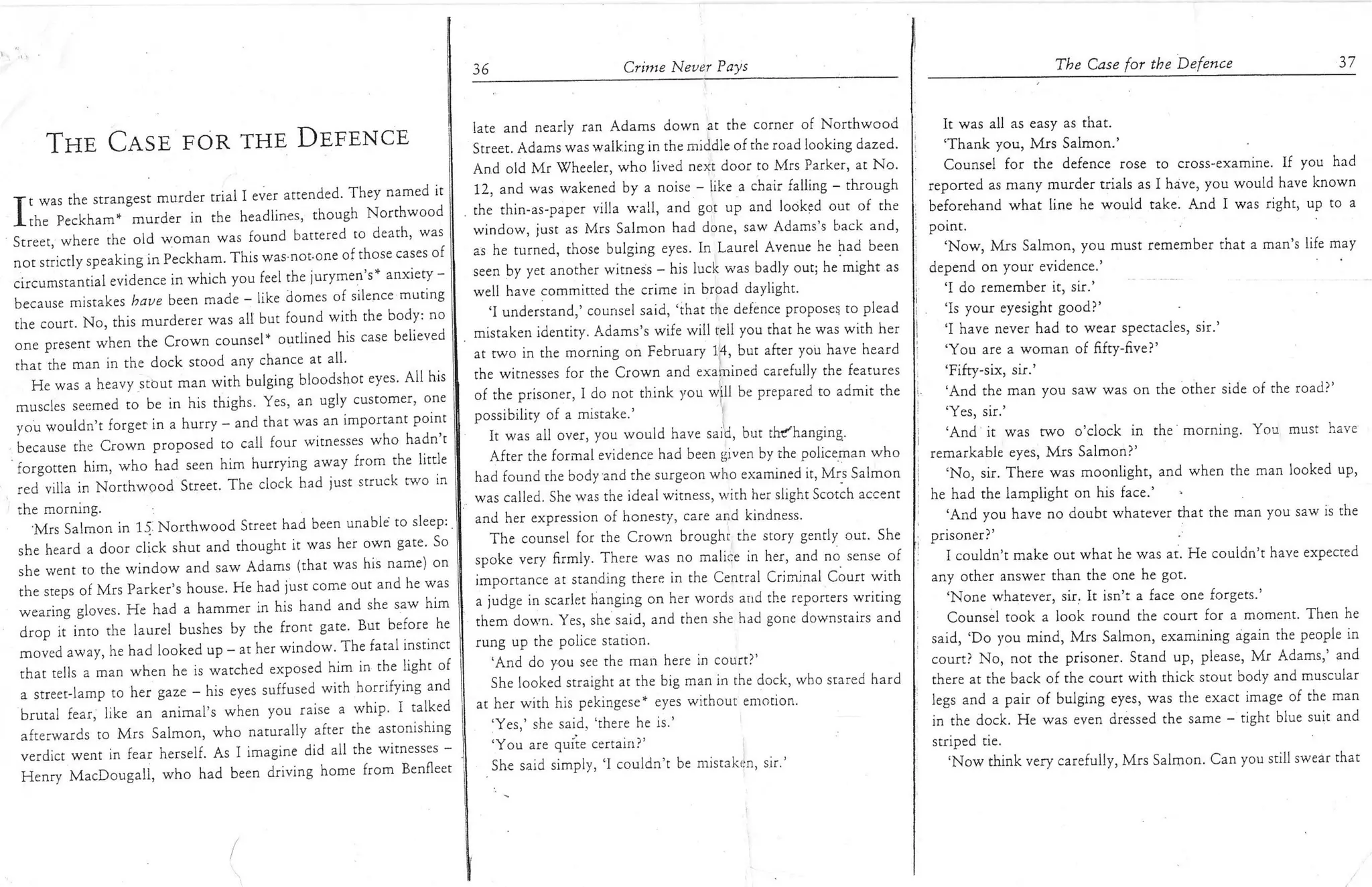 The case for the defence | PDF