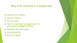 The Life Insurance Advantage | PPTX