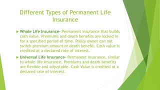 The Life Insurance Advantage | PPTX