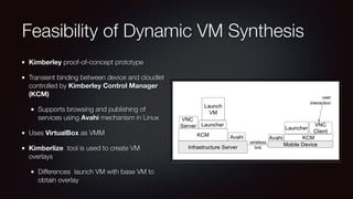 The case for vm based cloudlets in mobile computing | PPT