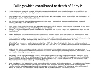 The case of Baby P | PPTX