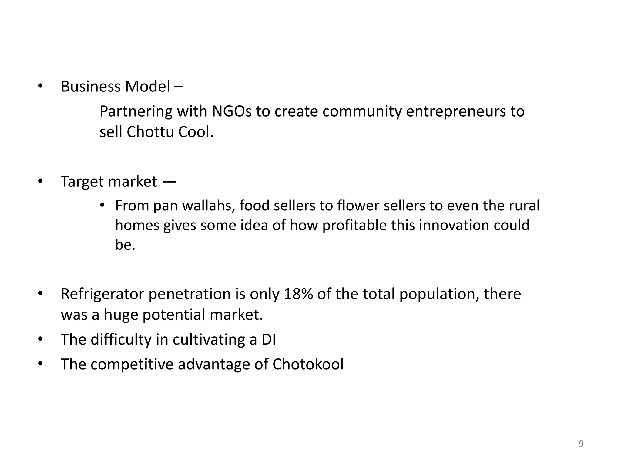 The case of chotukool | PPTX