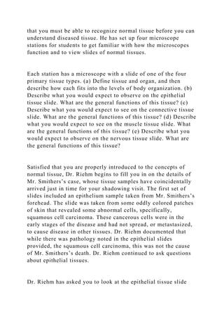 The Case of Will Smithers To Exhume or not Exhume, that is the .docx