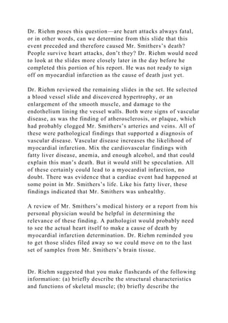 The Case of Will Smithers To Exhume or not Exhume, that is the .docx