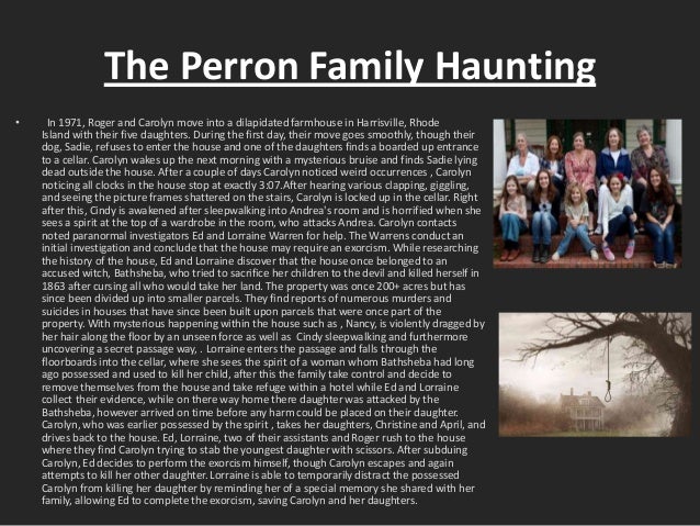 The case study of ed and lorraine warren