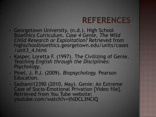 The Case Study Of Genie | PPTX