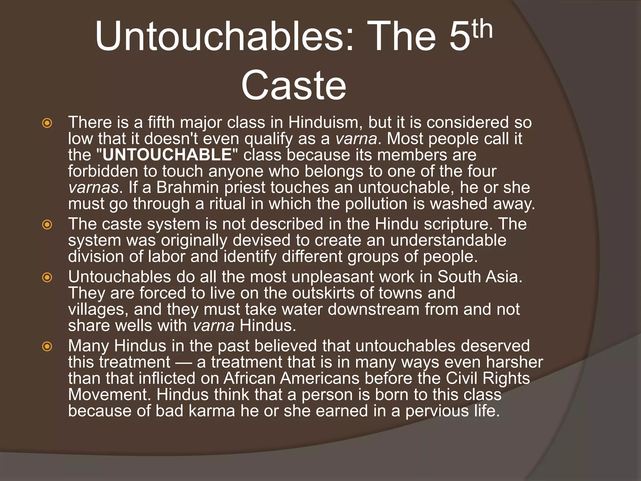 The caste system of india | PPTX
