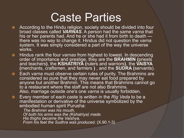 The caste system of india | PPTX | Hinduism | Religion & Spirituality