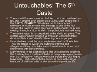 The caste system of india | PPTX
