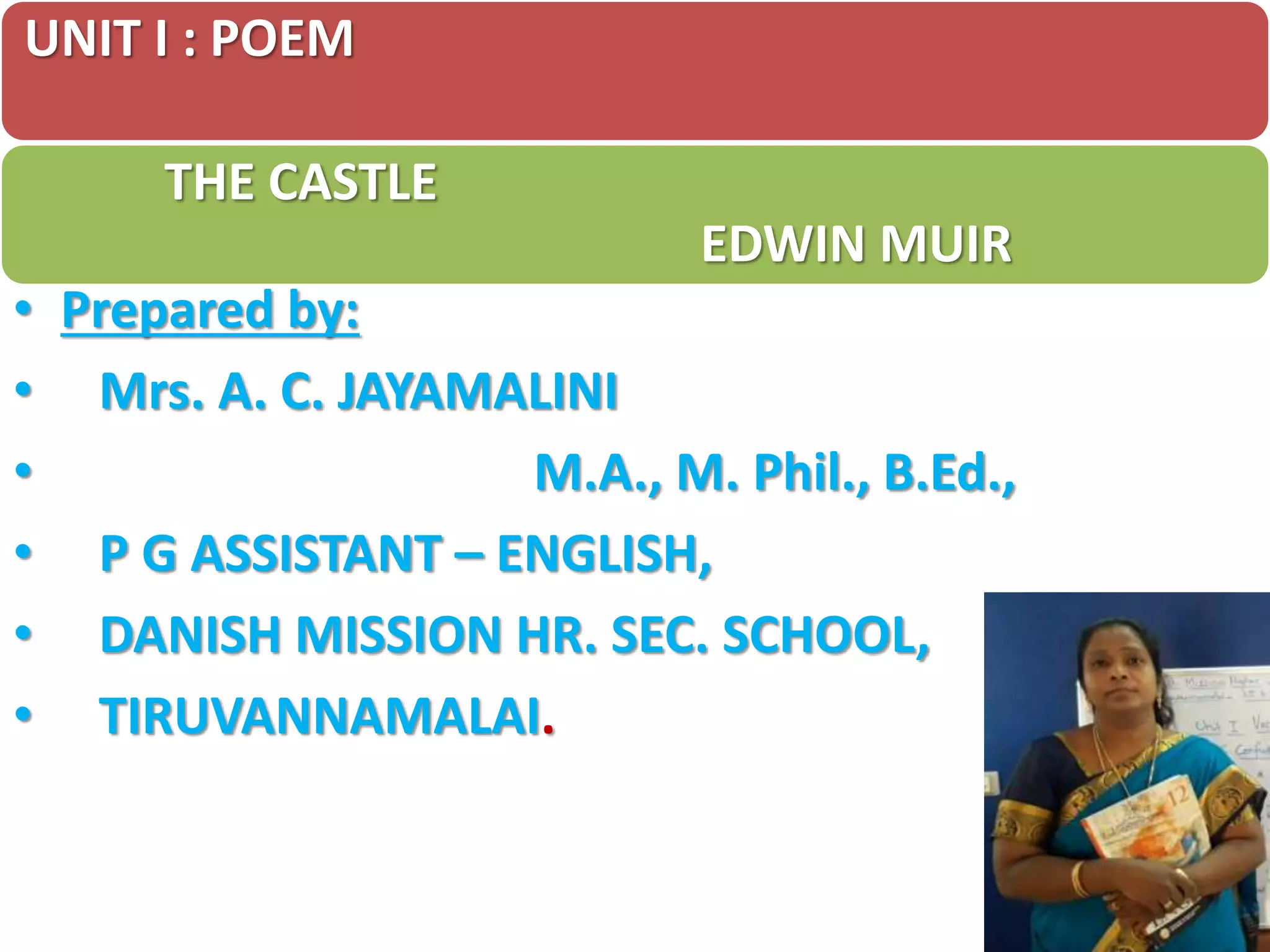 The Castle - Edwin Muir | PPTX