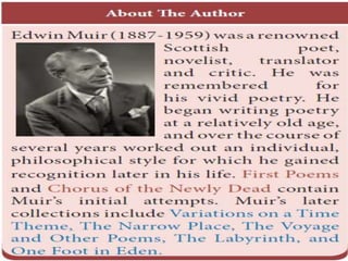 The Castle - Edwin Muir | PPTX