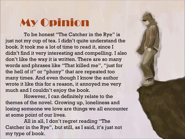 The catcher in the rye | PPT | Fiction | Books and Literature