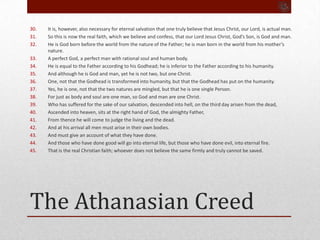 The Catechism - The Creeds | PPTX