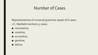 The category of case | PPT