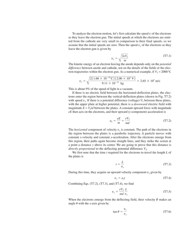 The cathode ray tube | PDF | Physics | Science