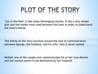 Cat In The Rain Ernest Hemingway