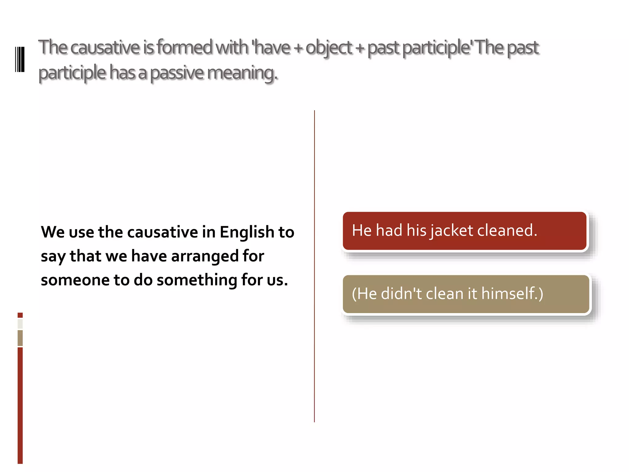 The Causative Form | PPTX