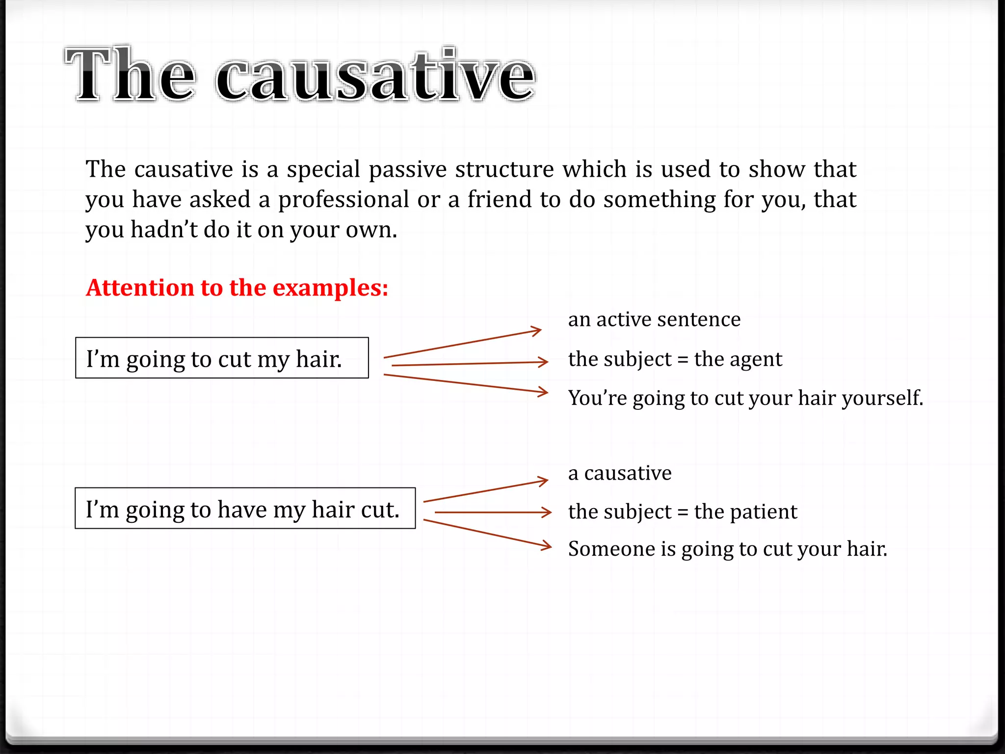 The causative | PPTX