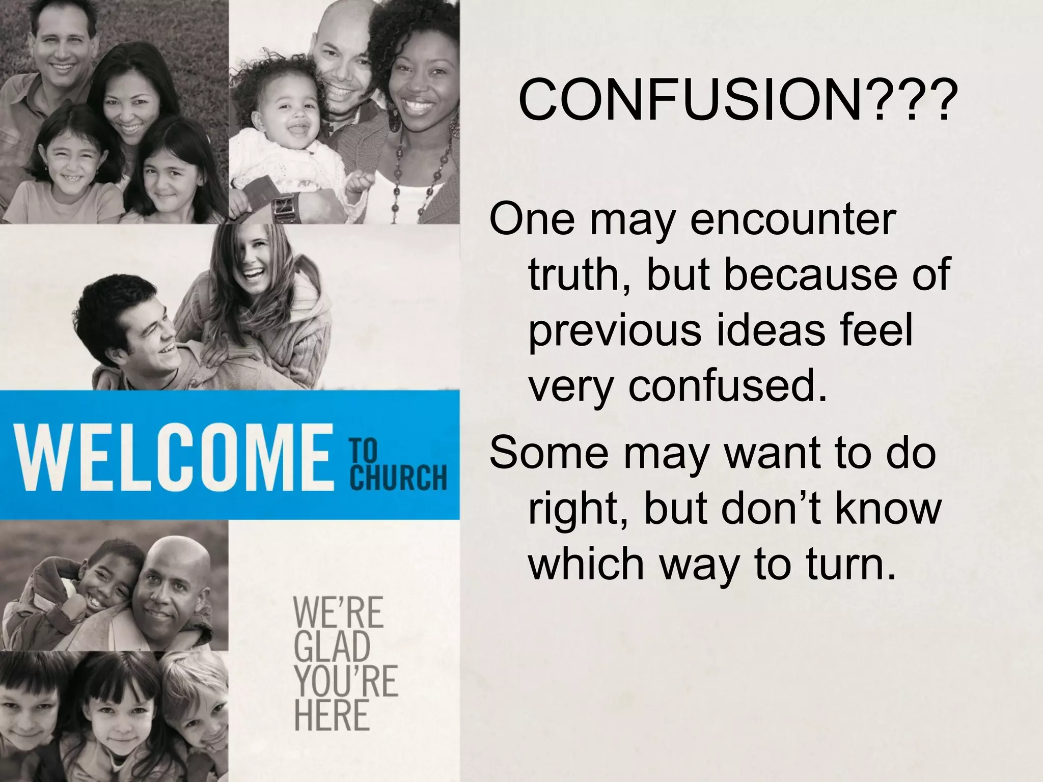 The cause and cure of religious confusion | PPT