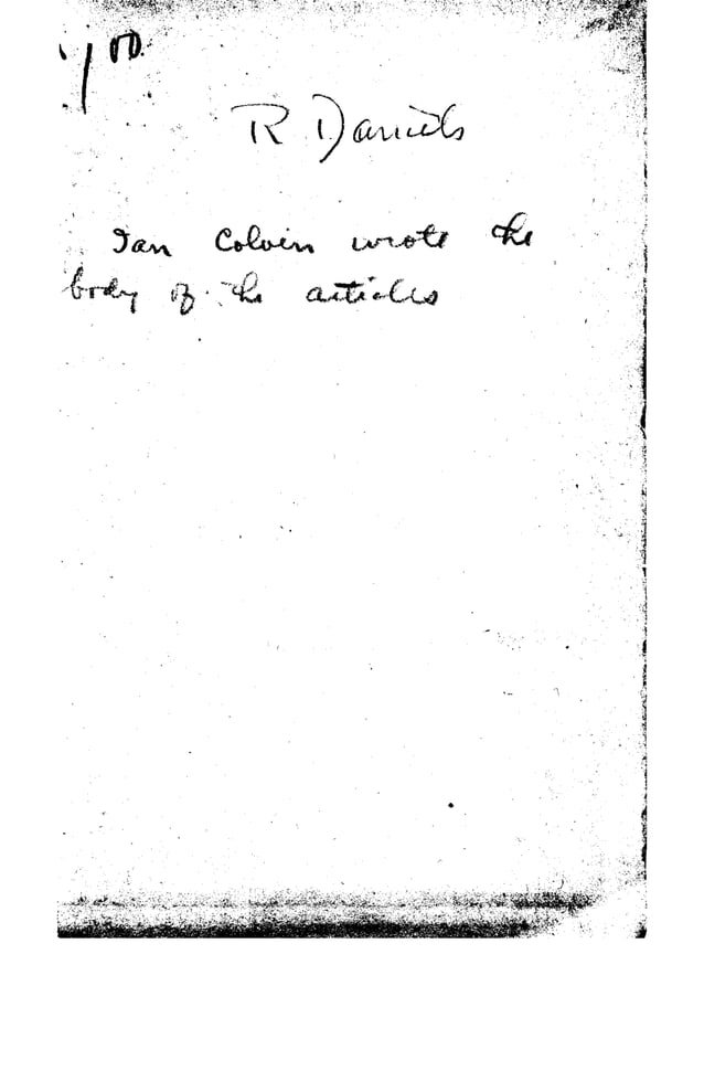 The cause of_world_unrest-ian_colvin-key_writer-274pgs-pol | PDF