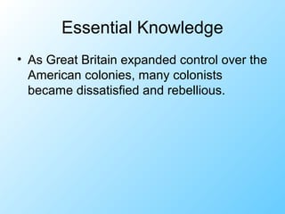 The causes and_results_of_the_american_revolution | PPT
