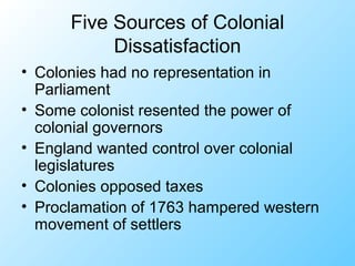 The causes and_results_of_the_american_revolution | PPT