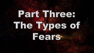 The causes of fears and phobias | PPT