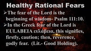 The causes of fears and phobias | PPT