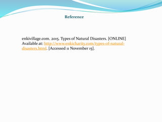 The causes of natural disasters | PPT