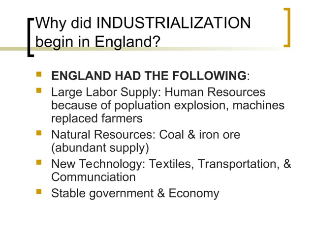 The Causes of the Industrial Revolution 1.ppt