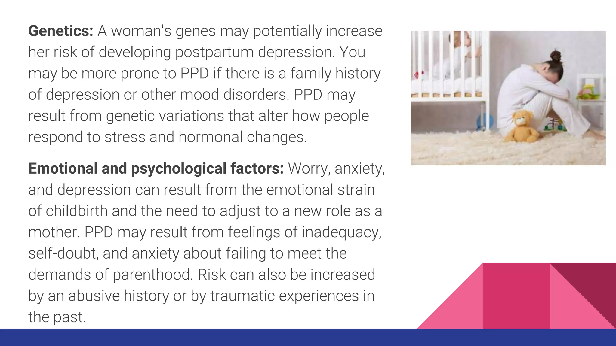 The causes, symptoms, and ways to treat postpartum depression.pptx