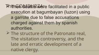 THE CAVITY MUTINY AND THE GOMBURZA EXECUTION - Copy.pptx