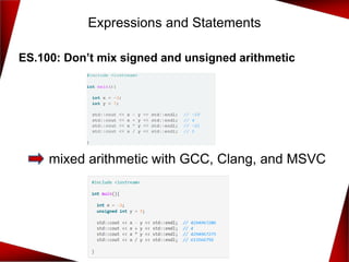 The c++coreguidelinesforsavercode | PPT