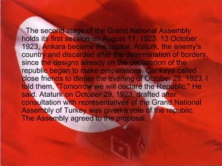 The celebration of turkish republic foundation | PPT