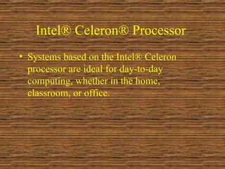 Celeron | PPT