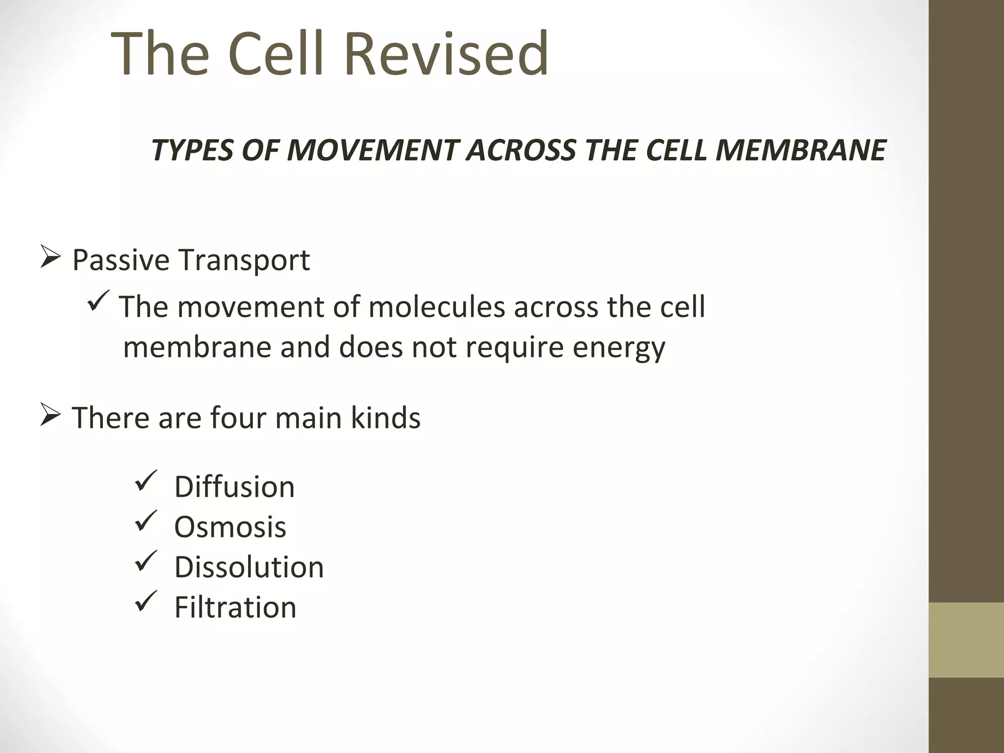 The cell and tissues | PPT